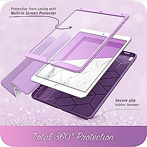 i-Blason Cosmo Case for iPad Air 3 Case 10.5" 2019 (3rd Gen) / iPad Pro 10.5 Case 2017, [Built-in Screen Protector] Trifold Stand Protective Case Cover with Pencil Holder and Auto Sleep/Wake (Ameth)