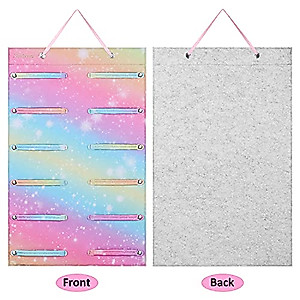 SIMBOOM Headband Holder for Baby Girl, Hanging Storage Organizer Newborn Headbands, Bows