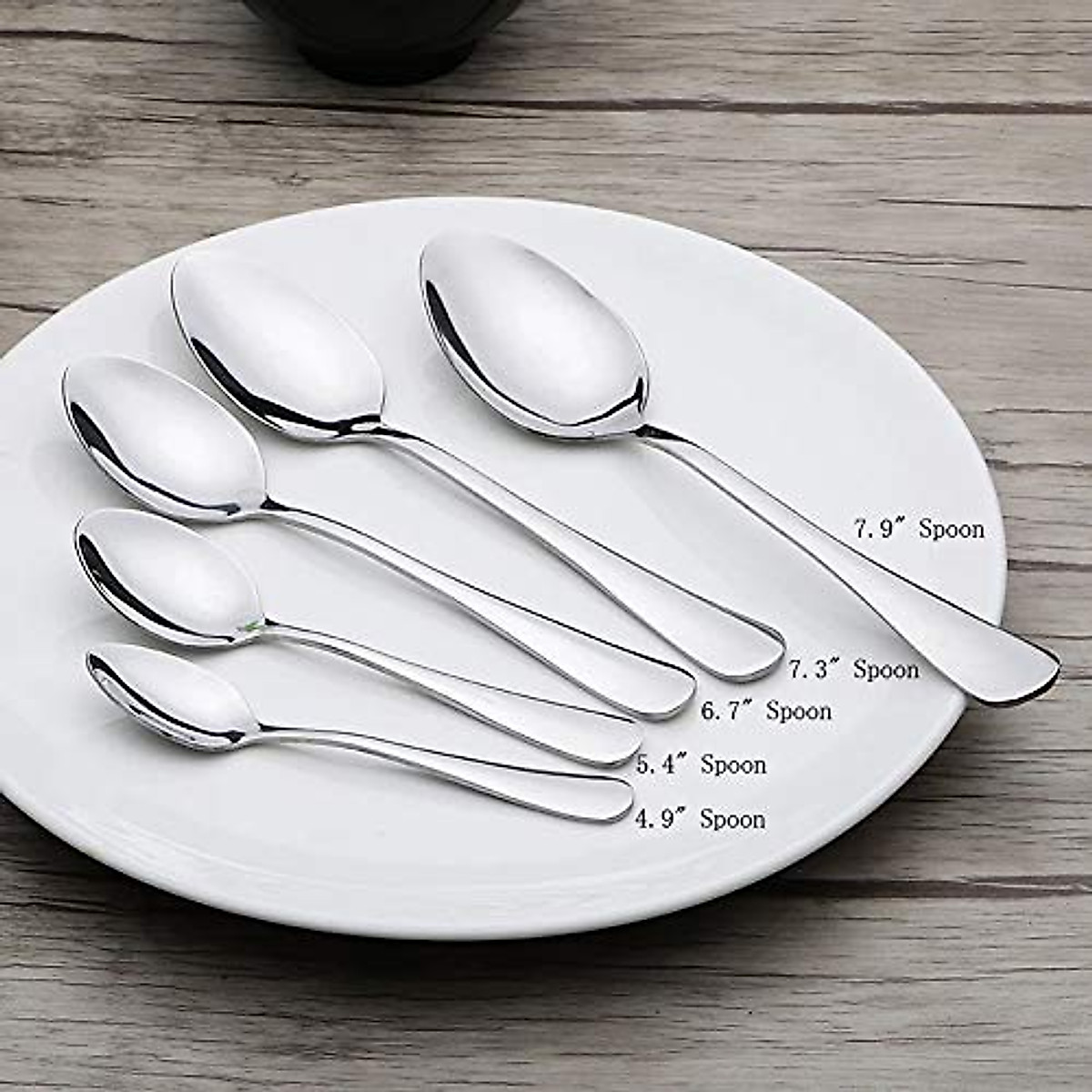 6.7 Inches Stainless Steel Spoon,Set of 6,Use for Home, Kitchen or Restaurant