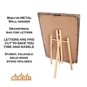 Felt Letter Board Letters Numbers Set 10x10 Inch, First Day School Board, Black Message Board Word Classroom Decor, Announcement Board Letters, Wood Frame Stand, New Pregnancy Baby Farmhouse Gifts