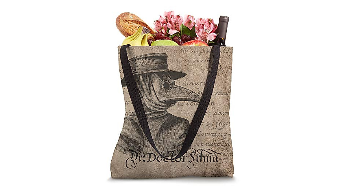 Plague Doctor Vintage Gothic Tote Bag - Durable & Stylish