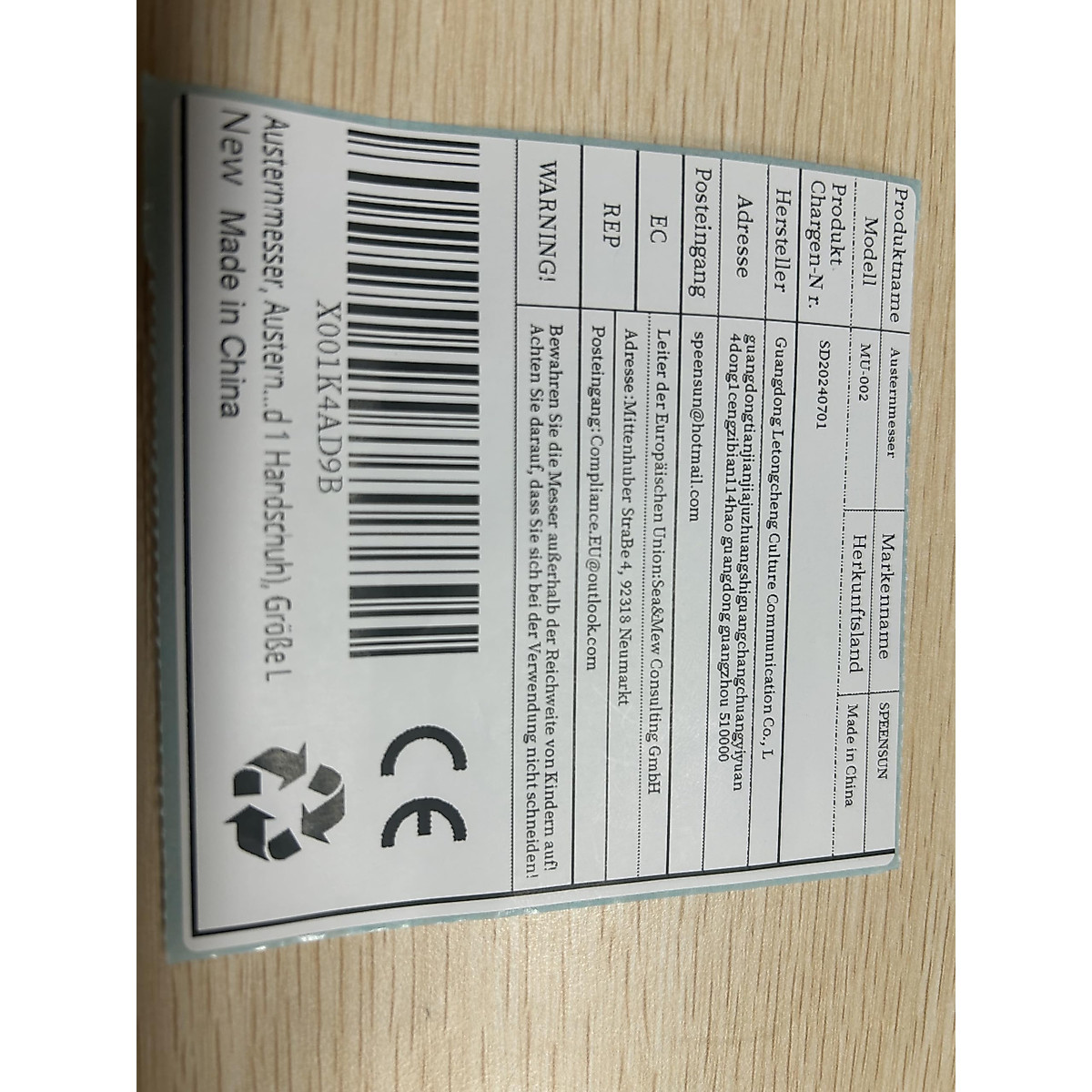 SPEENSUN Oyster Shucking Knife, Oyster Knife, Shucking Knife Not Easy to Break and Bend, More Secure with Oyster Shucking Knife and Gloves (2 Knife and 1 Glove L), Best Oyster Shucking Set