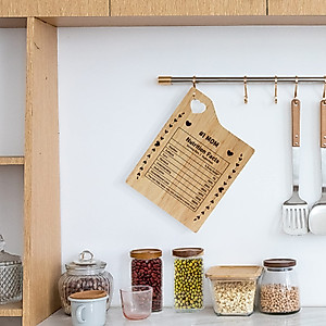 Imerance Mothers Day Gifts from Daughter, Cutting Board as Gifts for Mom, Mom Christmas Gifts with a Heart Shaped Cut Out, Engraved Cutting Board Personalized for Mom Kitchen Gifts