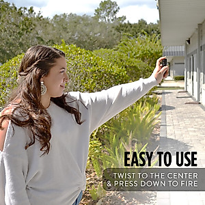 GUARD DOG SECURITY Police Edition Pepper Spray with clip - Maximum Strength MC 1.44 - Pepper Spray Range up to 16 foot - Made in USA (Black)