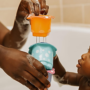 Nuby 5-Piece Splish Splash Bath Time Stacking Cups