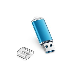 TOPESEL 128GB USB 3.0 Flash Drive, High Speed Thumb Drive USB Flash Drive USB Memory Stick for Data Storage (Blue)