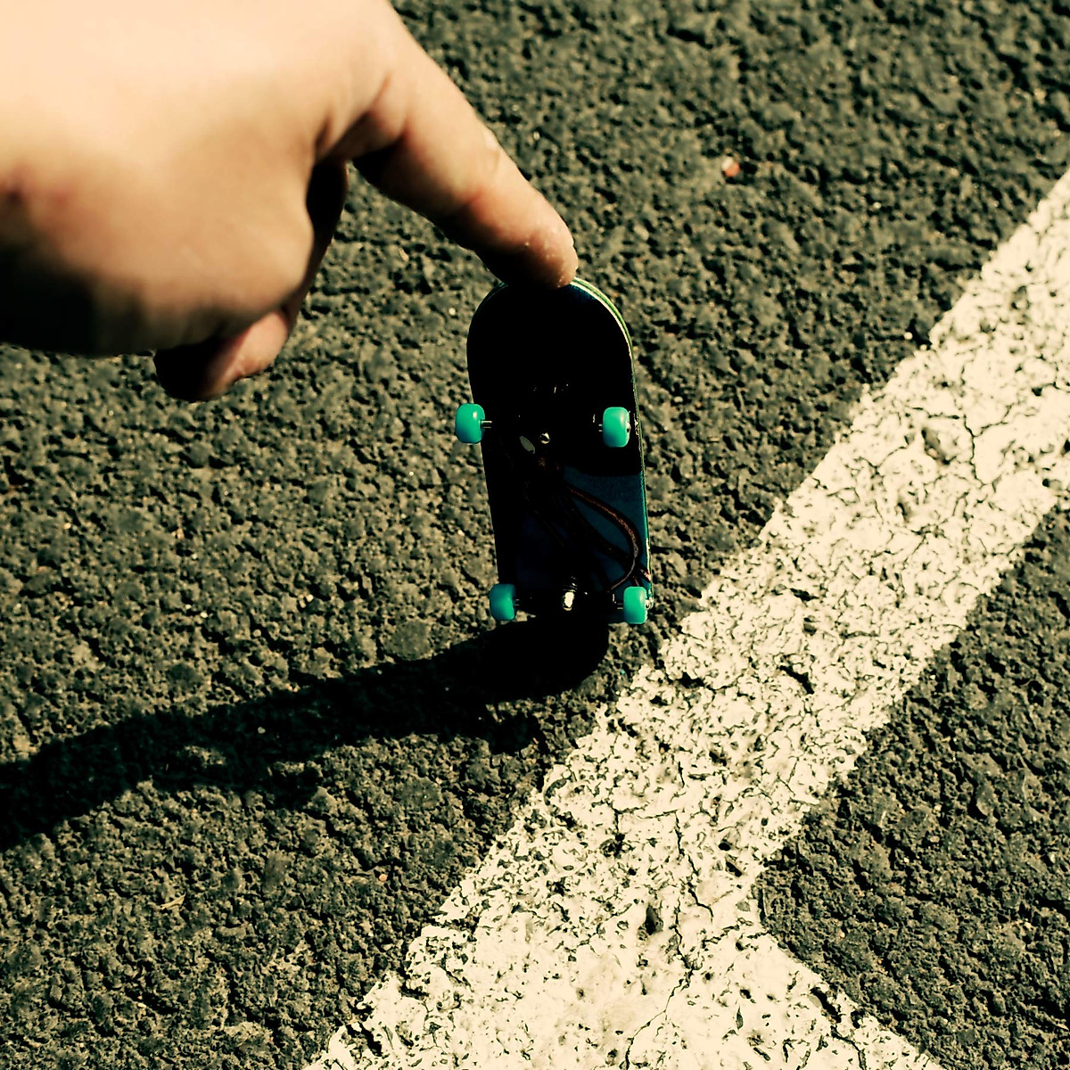 NOAHWOOD Wooden Fingerboard Complete Present Gift(Deck,Truck,Wheel) (Happy Birthday)