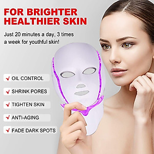 7 Colors Light Portable Face & Neck M -Ask Machine for Home Use | 7 Colors