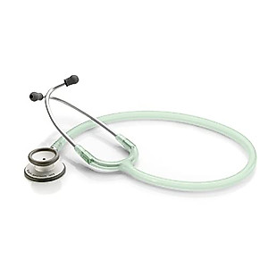 ADC 619FS Adscope Lite Model 619 Ultra Lightweight Clinician Stethoscope with Tunable AFD Technology, Sea Glass