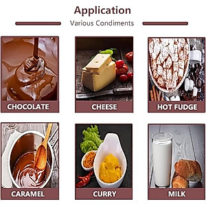 HYTRDJKDF Electric Sauce Warmer, 1/2/3/4 Grids Hot Fudge Bottle Warmer, Jam Heat Preservation Machine, 86-185°F Adjustable(1Bottle)