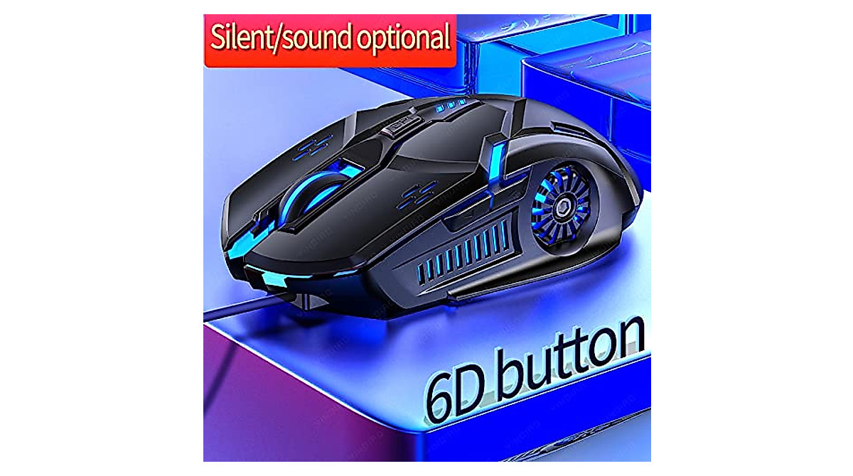 Smaige Gaming Mouse: 6 Buttons & 3200 DPI Sensitivity