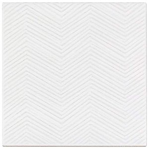 Oakland Decor White 6 in. x 6 in. 7mm Matte Porcelain Floor and Wall Tile Sample