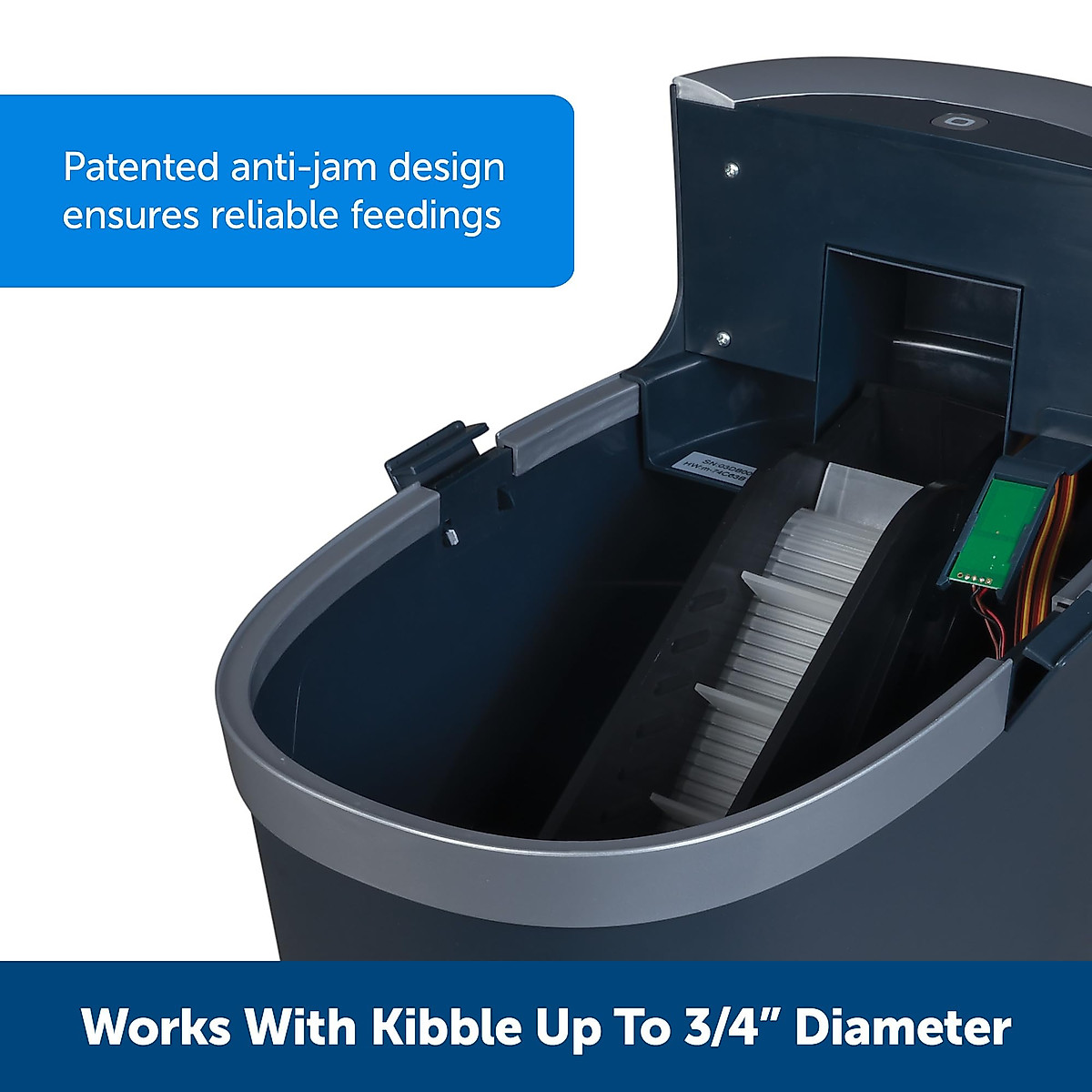 PetSafe Smart Feed - Electronic Pet Feeder for Cats & Dogs - 6L/24 Cup Capacity - Programmable Mealtimes - Alexa, Apple & Android Compatible - Backup Batteries Ensure Meal Delivery During Power Outage