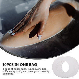 Healifty 3 Bags 30pcs Wax Warmer Collars Waxing Protection Collars Universal Collars Ring Wax Warmer Hair Removal Waxing Kit