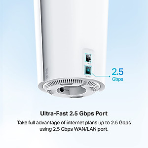 TP-Link AX6600 Deco Tri-Band WiFi 6 Mesh System(Deco X90) - Replaces Routers and Extenders, AI-Driven and Smart Antennas, 2.5G WAN Port, 1-Pack (Renewed)