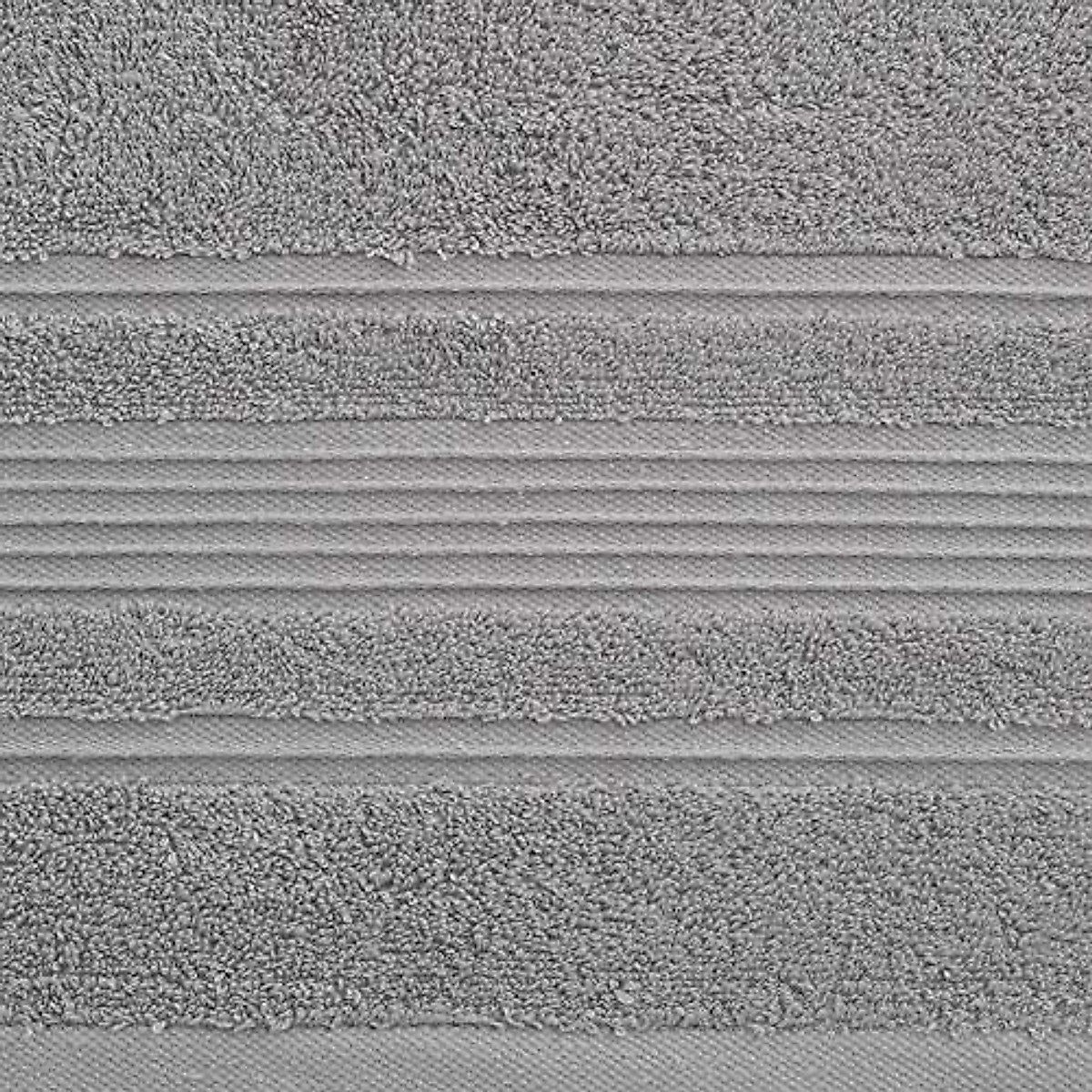 Qute Home 4-Piece Hand Towels Set, 100% Turkish Cotton Premium Quality Towels for Bathroom, Quick Dry Soft and Absorbent Turkish Towel, Set Includes 4 Hand Towels (Grey)