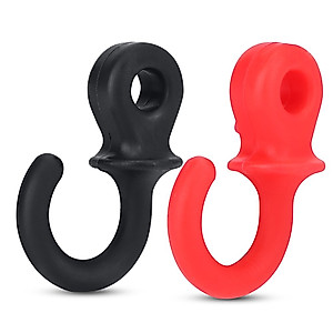 4PCS Archery String Stabilizer Monkey Tail Type Rubber Compound Bow String Damper Shock Absorber Bowstring Accessory(Black)