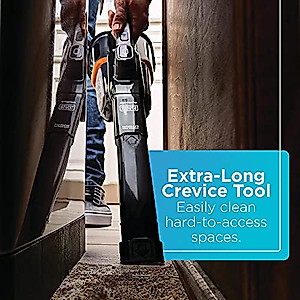 BLACK+DECKER Dusbuster Handheld Vacuum, Cordless, Gray (HHVK415B01)