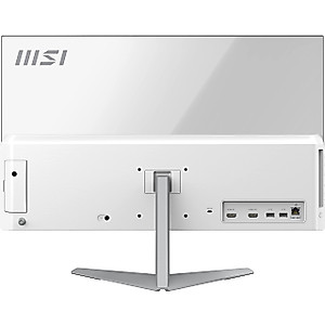 MSI Modern AM242T AIO Desktop, 23.8" FHD Touchscreen, Intel Core i3-1115G4, 8GB Memory, 256GB SSD, WiFi 6, BT 5.1, FHD Webcam, White, Windows 11 Home (11M-1432US)