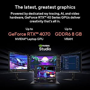 ASUS Vivobook Pro 16X Laptop, 16” 16:10 Display, Intel Core i9-13980HX CPU, NVIDIA® GeForce® RTX™ 4070 GPU, 32GB RAM, 1TB SSD, Windows 11 Home, Earl Grey, K6604JI-AS99