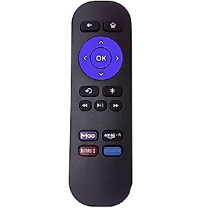 Remote Compatible with Roku Express 3700 3900 3930, Roku Premiere 2500R 2700R 2450XB 4620XB 4210XB 3900R, Roku 1 2 3 4 HD LT XS XD Boxes, Not Roku Stick, Not for Roku TV