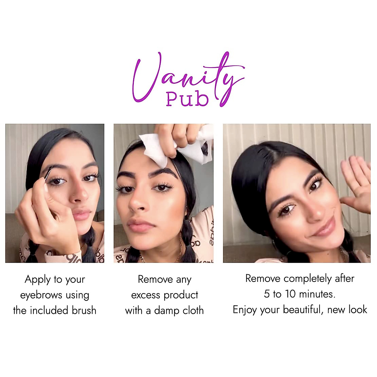 Vanity Pub Eyebrow Color Kit Dark Brown