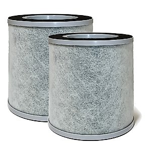 Nispira 3-in-1 True HEPA Activated Carbon Filter Replacement Compatible with Elechomes Air Purifier EPI236/ EP1236, 2 Pack