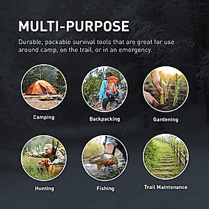 Survive Outdoors Longer Stoke Pivot Survival Folding Knife & Saw