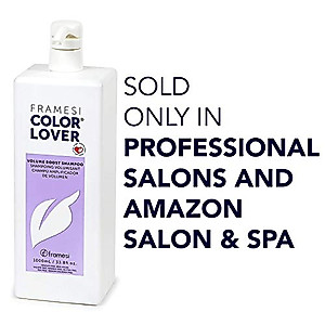 Framesi Color Lover Volume Boost Shampoo, 33.8 fl oz, Sulfate Free Shampoo with Quinoa and Aloe Vera, Color Treated Hair