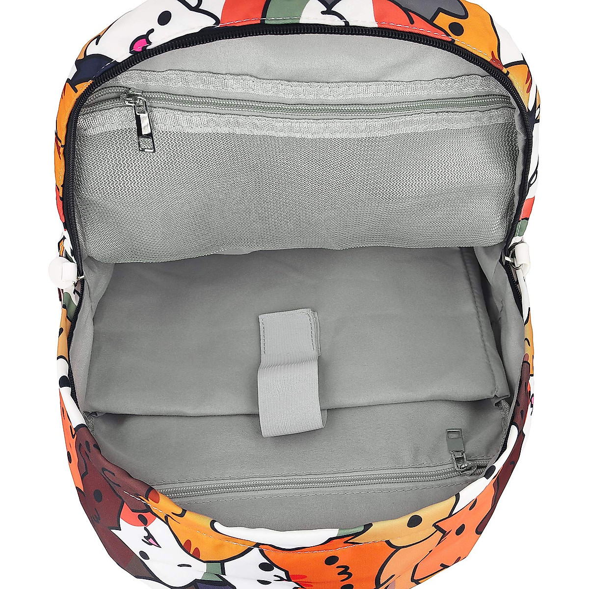 Roffatide Game Neko Atsume Anime Laptop Backpack Cute Cat School Bag Cartoon Printed Daypack