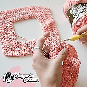 Lily Sugar'N Cream Cones Sonoma Yarn - 1 Pack of 400g/14oz - Cotton - 4 Medium - Knitting, Crocheting & Crafts