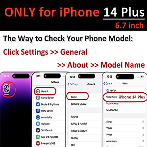 ZVE for iPhone 14 Plus Crossbody Wallet Case for Magsafe, Magnetic Phone Case with RFID Blocking Card Holder Wrist Strap for Women, Zipper Leather Cover for iPhone 14 Plus, 6.7"-Black