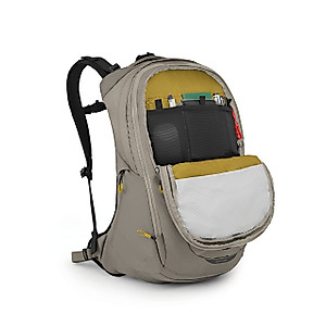 Osprey Radial Bike Commuter Laptop Backpack, Tan Concrete