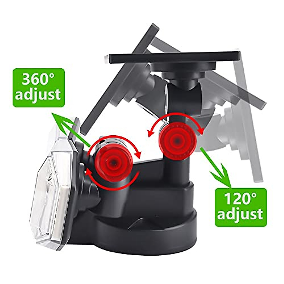 ZHUANYIYI Solar Lights Outdoor,LED Solar Wall Lights Outdoor Waterproof Garden Lighting with PIR Motion Sensor,for Home Garage Villa Street Garden,etc