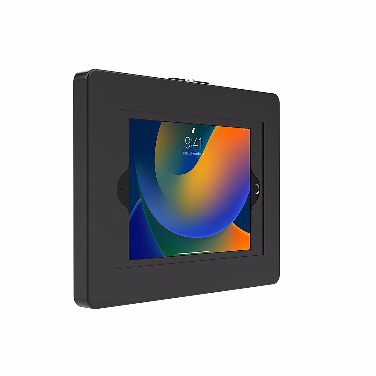 Locking iPad Wall Mount – CTA Anti-Theft Tablet Wall Mount For iPad 10th Gen 10.9-inch - iPad 7th/8/9 Gen - iPad Air 4 - Galaxy Tab - Lenovo Tab 4 - Zebra Tablets & More - Black - (PAD-PARAW)