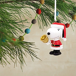 Hallmark Peanuts Snoopy Bell Ringer Christmas Ornament