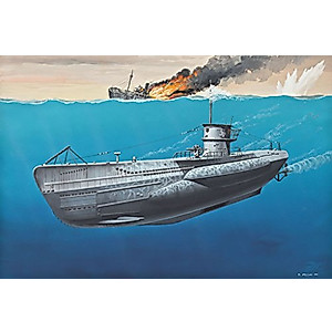 Revell Germany 05093 Type VIIC U-Boat Model Kit Dark Gray