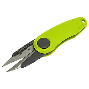 VGEBY Fishing Fold Scissor Shrimp Shaped Fishing Line Scissor Fishing Tackle Fold Scissor Fishing Line Cut Clipper(3# Yellow Green) Kneepad Other Fishing Tools And Accessories