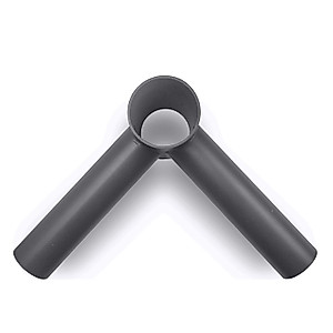 1000LED 90 Degree Twin Spoke Mounting Bracket, Double 90 Degree Pole Top Tenon Adapter, for LED Shoebox Parking Lot Light, Steel mounting Accessories