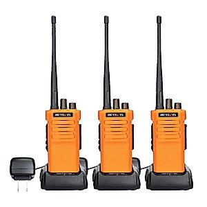 Retevis RT29 Walkie-Talkies Long Range for Adults, Strong Penetration Two Way Radios with 3200mAh Rechargeable, Professional 2 Way Radios Long Range for Hunting(3 Pack)