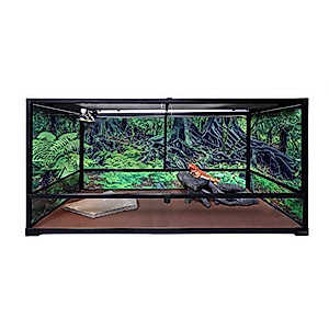Carolina Custom Cages Reptile 34" T5HO UVB + Double GU10 Basking Light Fixture