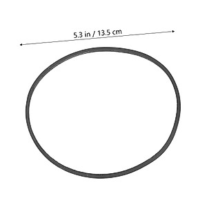 ibasenice 60pcs Cassette Belt Cassette Player Belts Replacement Cassette Belts 1mm Square Mixed 40-135mm