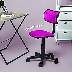 Urban Shop Swivel Mesh Task Chair, Pink