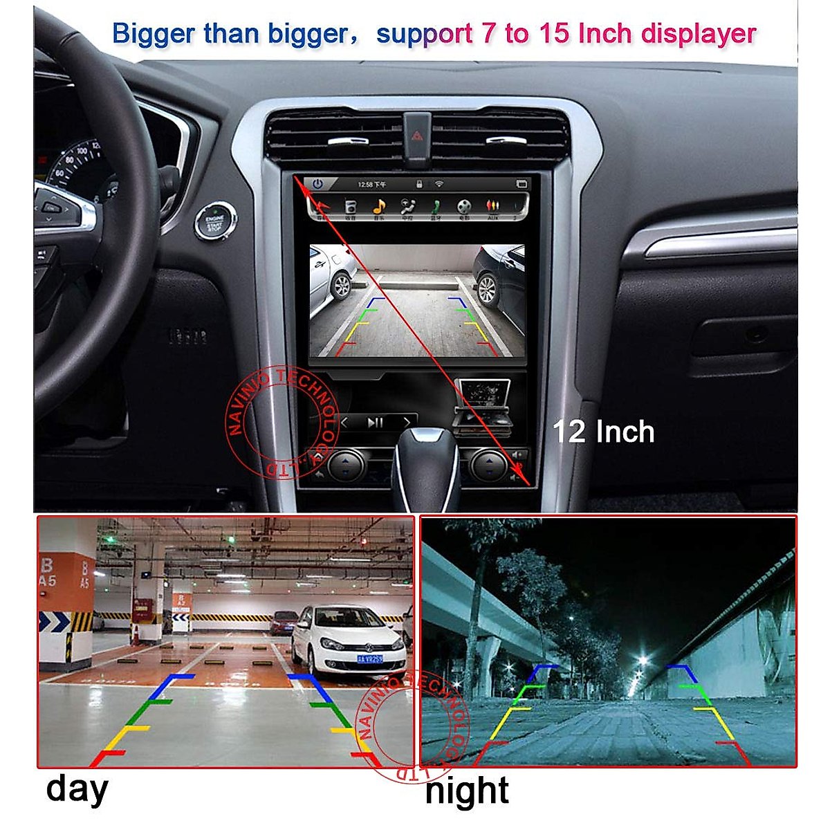 HDMEU Vehicle Car Rear View Backup Camera, Reversing Camera for Caddy;Passat B5 3B Limuzyna;Passat B6 3C Estate; Variant 2.0 TDI;Transporter T5 Touareg Caravell Multivan; Jetta;Sagitar;Golf Plus.