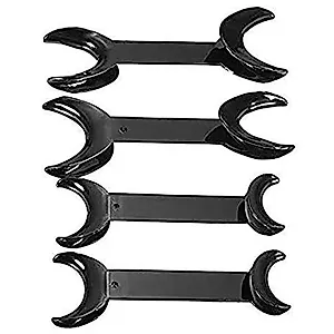 Superdental Double-headed T-Shape Intraoral Cheek Lip Retractor Opener Black Large and Small