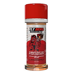 Fruit Fly Trap - Fly Devil - for Indoor Fruit Fly Use - Non-Toxic (2-Pack) Traps Fruit Flies - Fruit Fly Killer