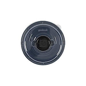 Goodcook Microwavable and Freezer Safe Meal Prep Bowl, 10 Pack, Black, 4 cups