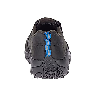Merrell Men's Jungle Moc Leather Slip Resistant Industrial Shoe, Black, 10
