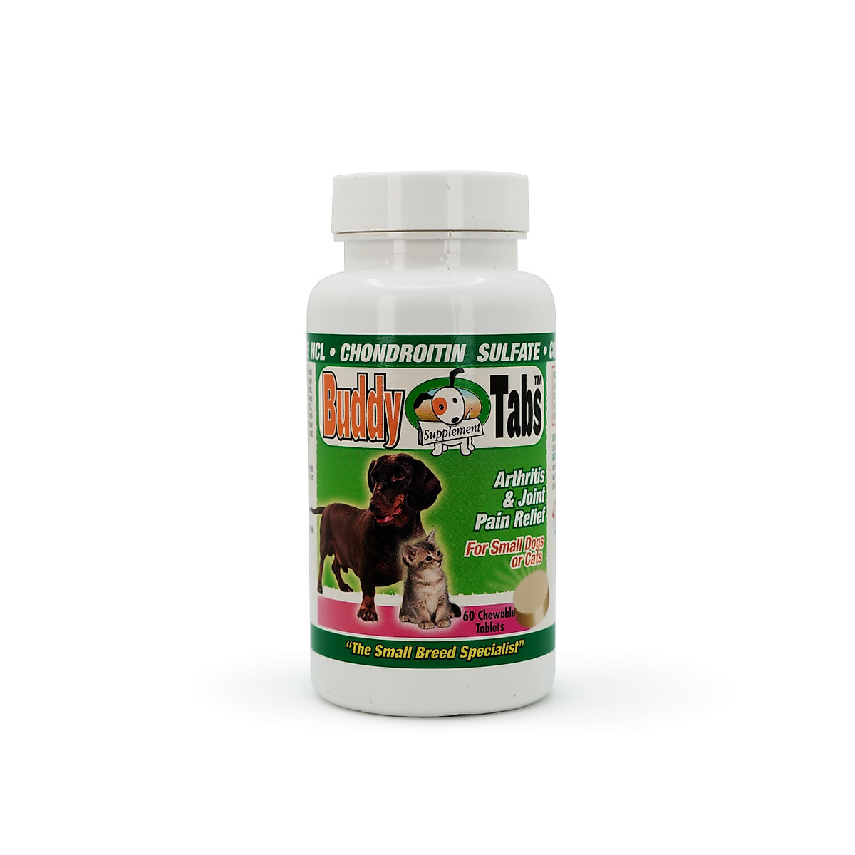Arthritis & Join Pain Relief Dietary Supplement Small Dogs & Cats by Interfarma Corp | Cartilage Protection, Reduce Inflammation, & Joint Support | with Glucosamine, Chondroitin, Collagen, & MSM.