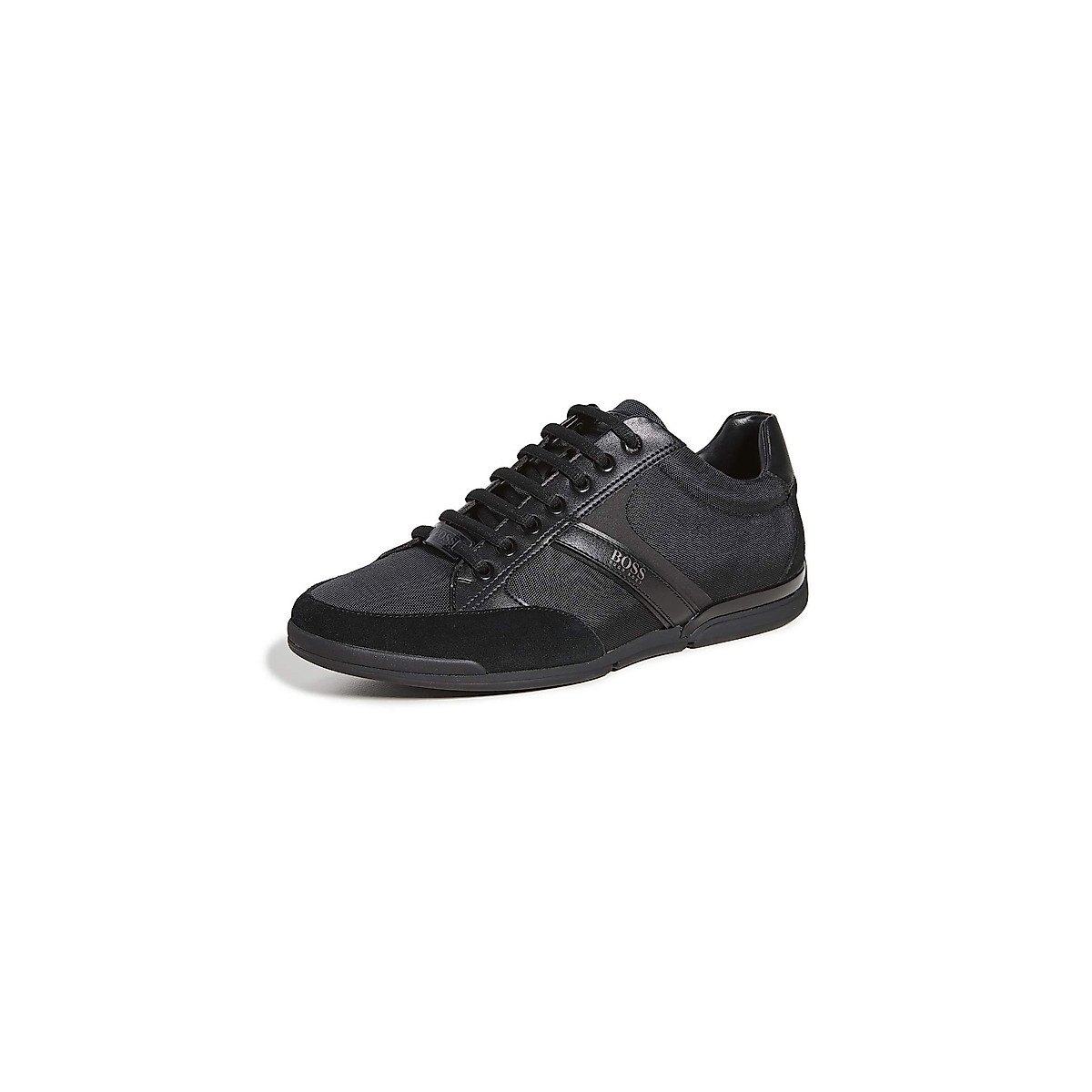 Hugo Boss BOSS Men's Saturn Sneakers, Black, 10 Medium US